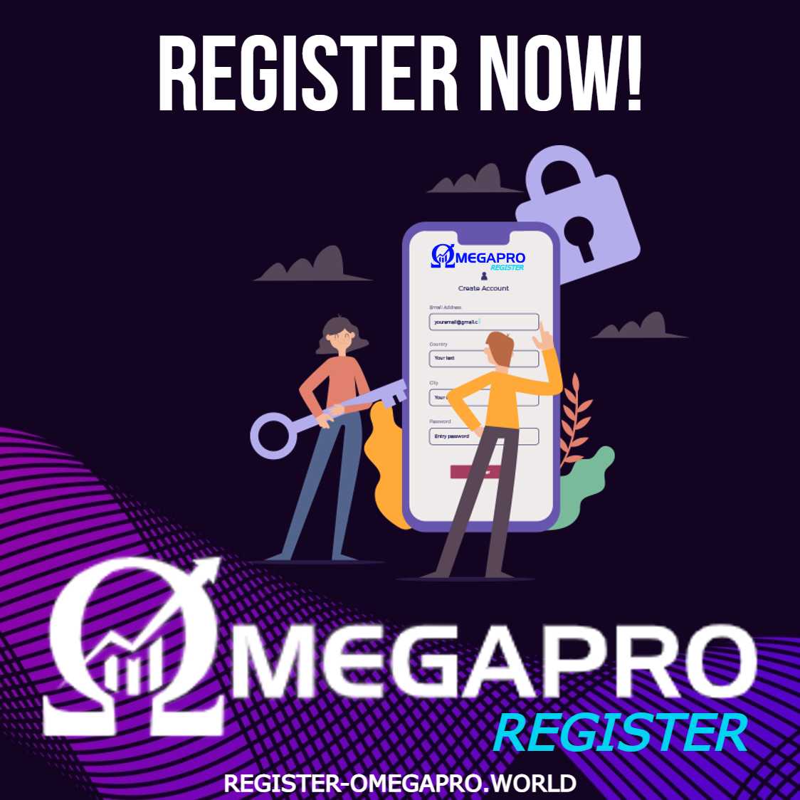 Register now on OmegaPRO